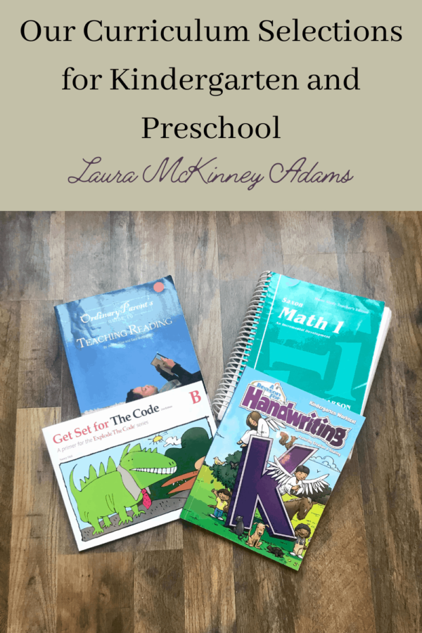 Our Curriculum Selections for Kindergarten and Preschool (2021-2022 ...