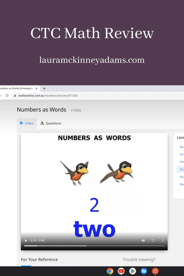 CTC Math Review - Laura McKinney Adams